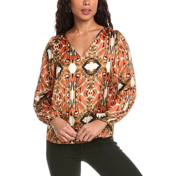 ANNA KAY | Tops | Anna Kay Satin Blouse | Poshmark